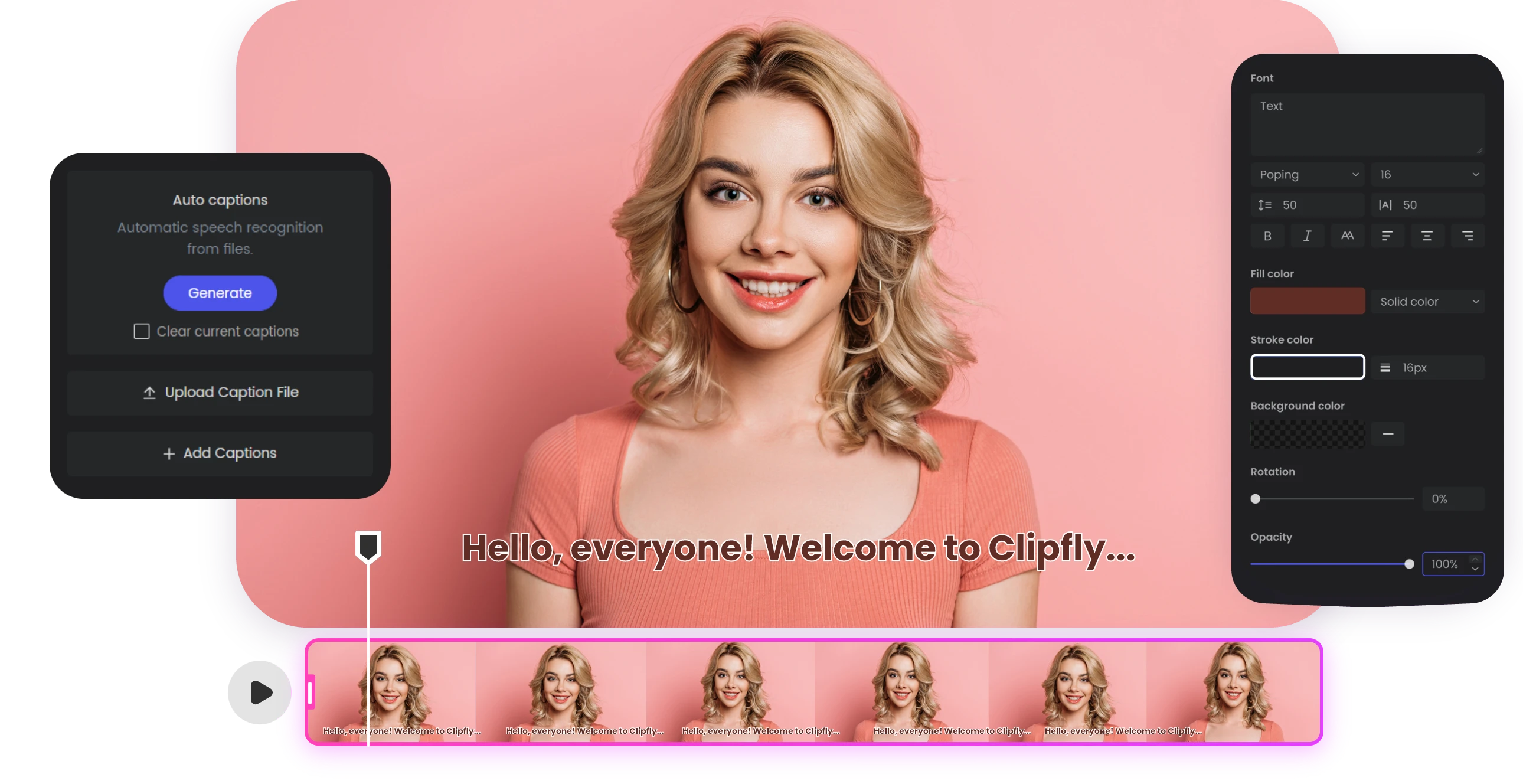 Add Subtitles to Video Automatically: Online & Free | Clipfly