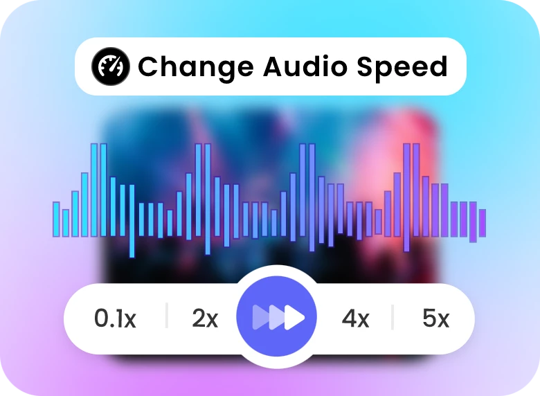 Free Audio Speed Changer: Speed up & Slow down Music | Clipfly