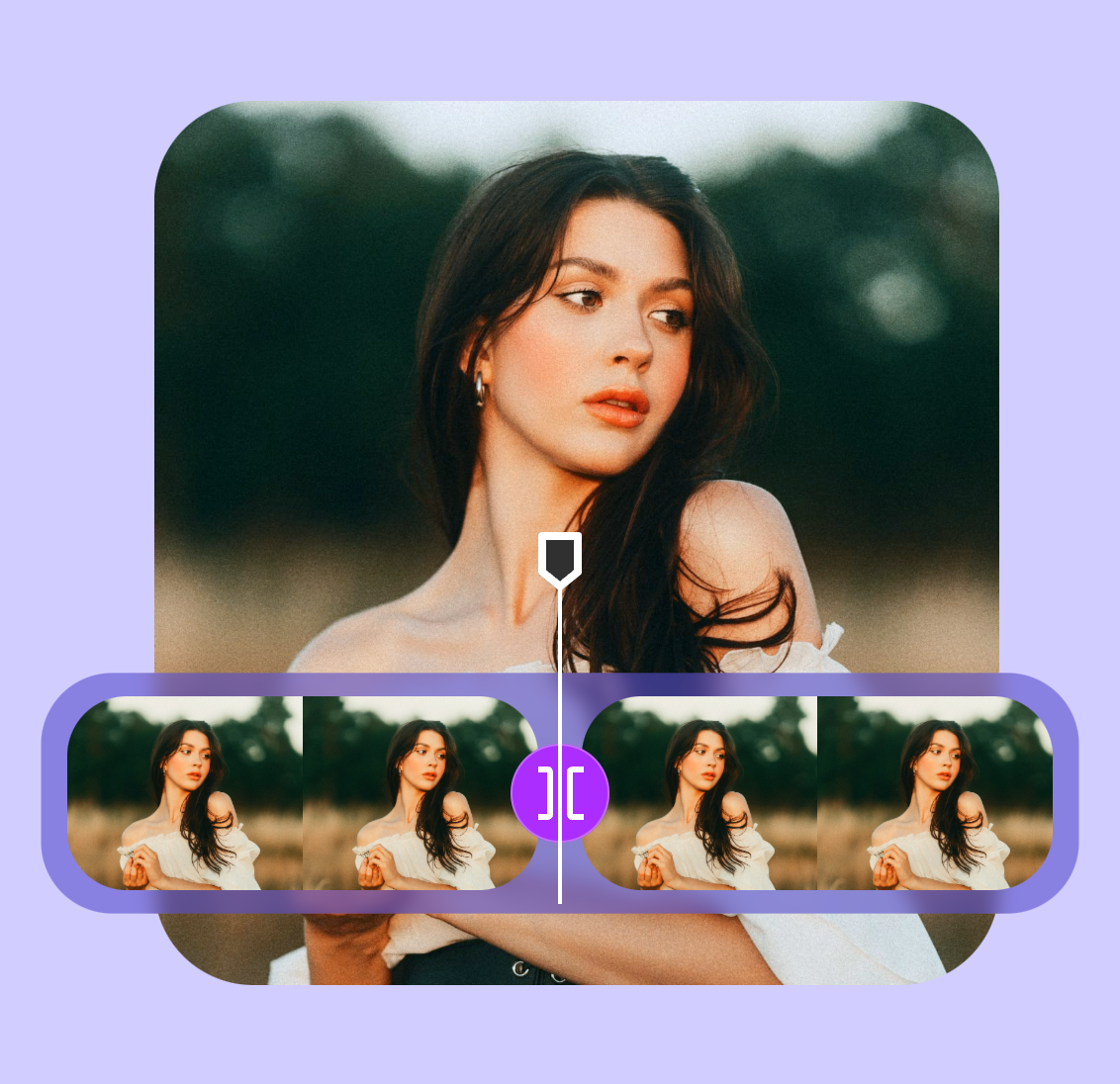 cut a female video with easy-to-use Clipfly video splitter