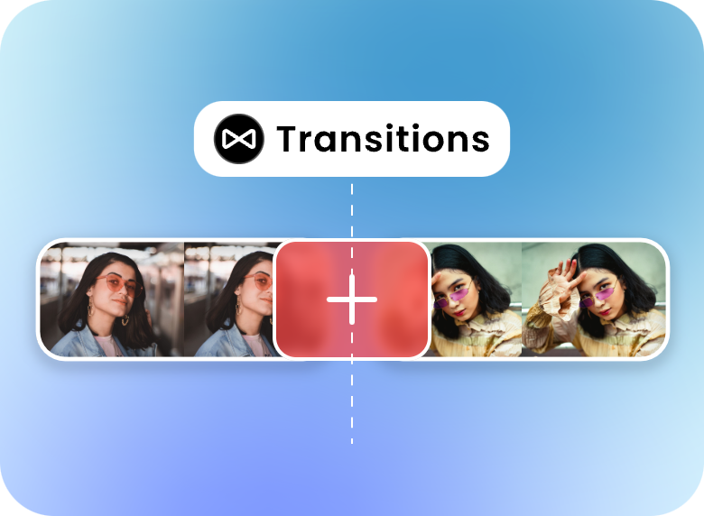 add creative video transitions between two clips add creative video transitions between two clips